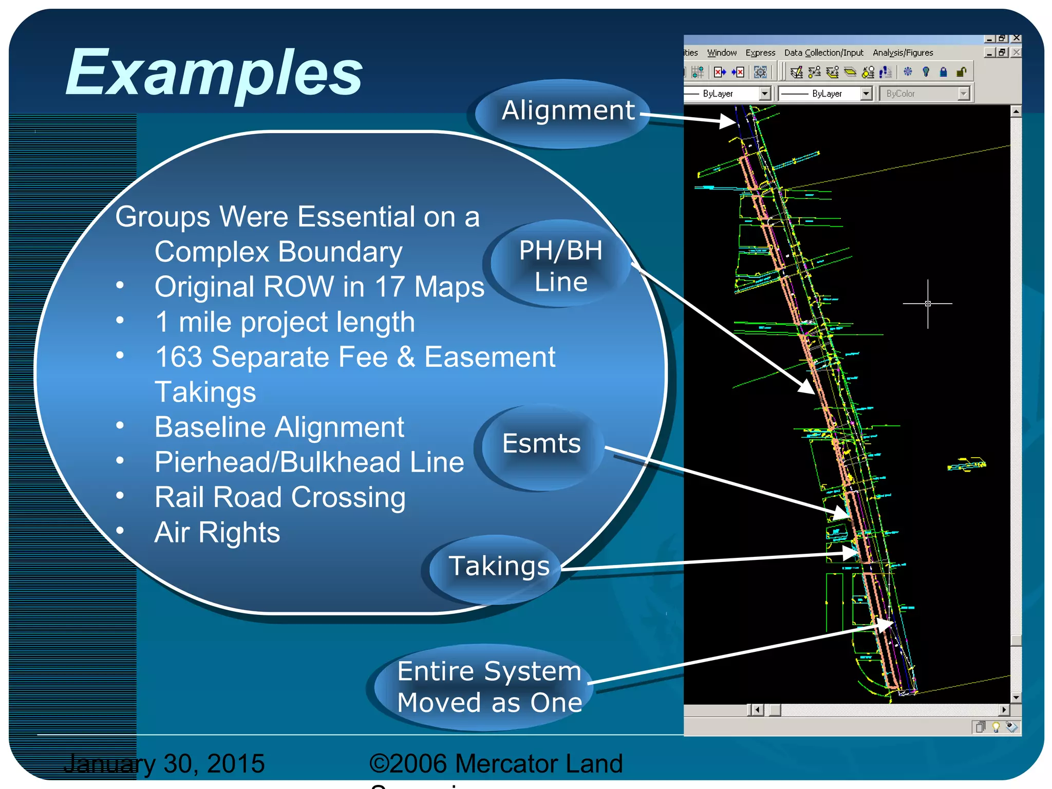 Boundary Analysis Using Autocad | PPT | Geography | Science