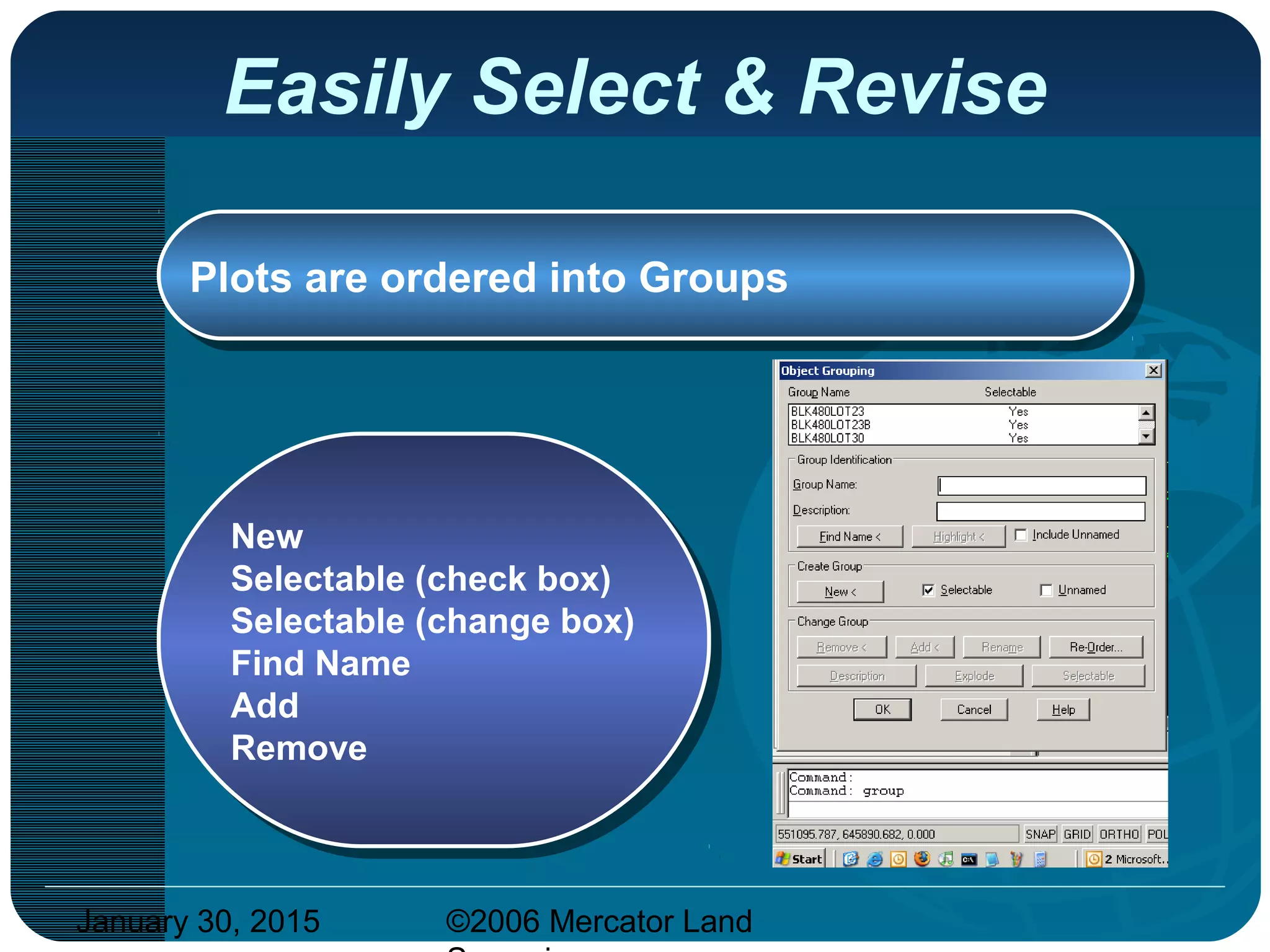 Boundary Analysis Using Autocad | PPT | Geography | Science