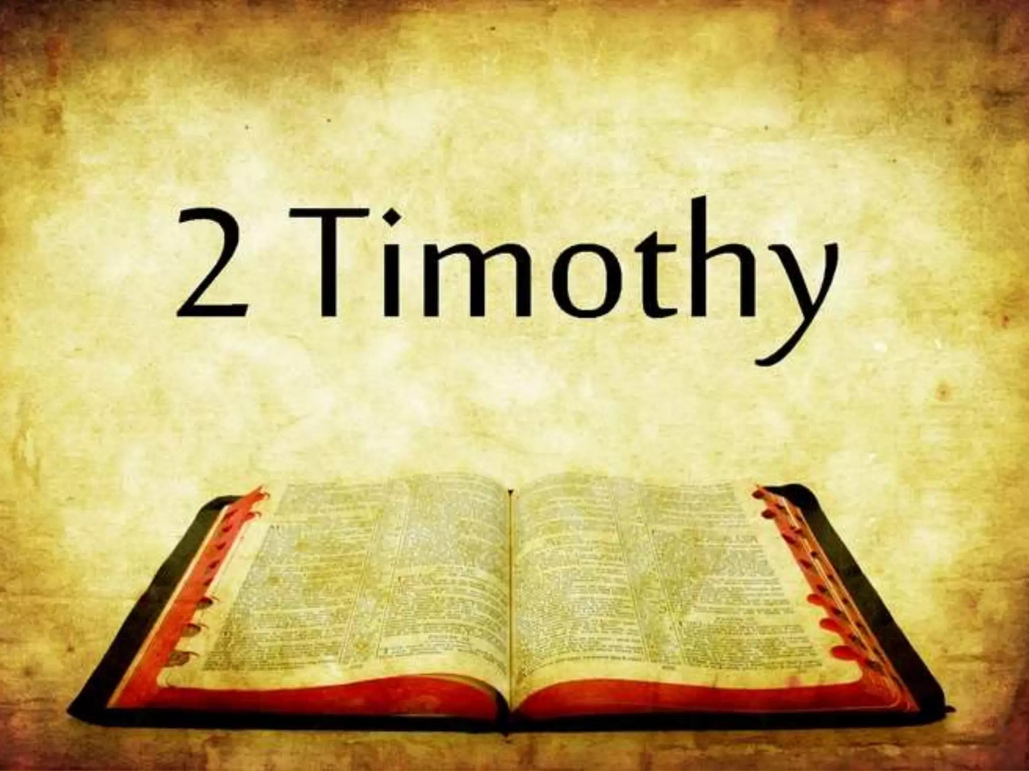 New Testament Survey no.27: Paul - Second Letter to Timothy | PPTX