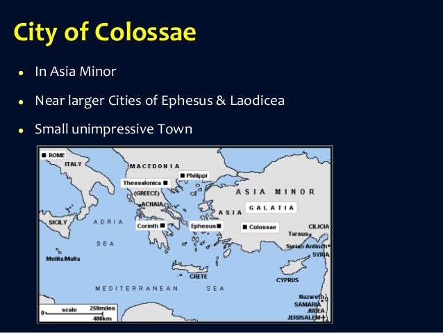 New Testament Survey no.21: Paul - Letter to Colossae