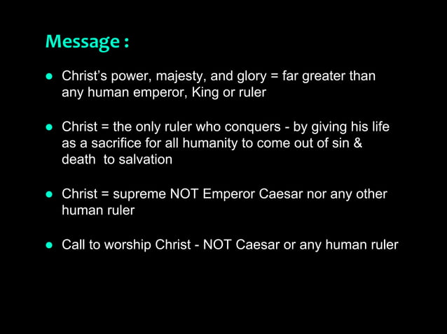 New Testament Survey no.8: John - Book of Revelation | PPTX