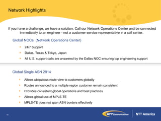 NTT America Gin (Global Ip Network) Overview | PPT