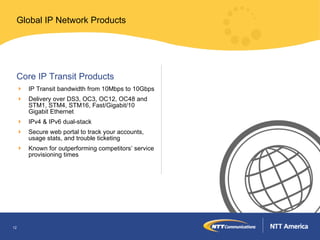 NTT America Gin (Global Ip Network) Overview | PPT