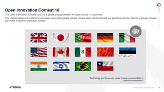 NTT DATA Open Innovation Contest 10.0 for startups and scaleups | PPT