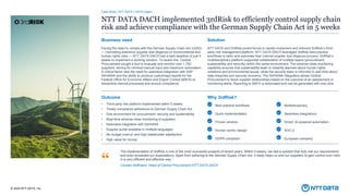 NTT DATA implemented 3rdRisk to comply with the German Supply Chain Act ...