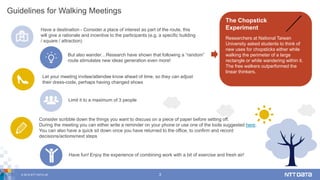Mental wellbeing and walking meetings from NTT DATA | PDF