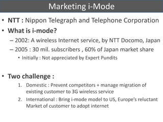 NTT DoCoMo : Case Study | PDF