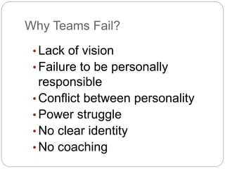 PPT on Team work | PPTX