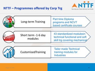 Nttf corporate training presentation | PPTX
