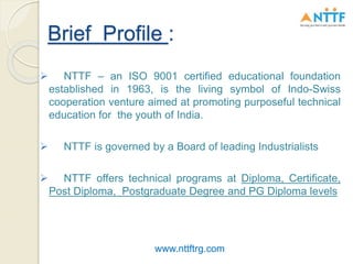 NETTUR TECHNICAL TRAINING FOUNDATION | PPTX