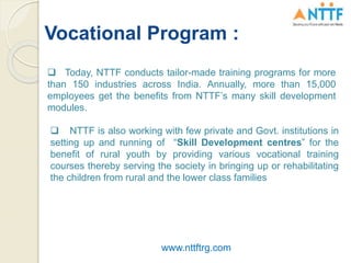 NETTUR TECHNICAL TRAINING FOUNDATION | PPTX