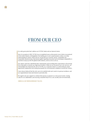 NOMAN TERRY TOWEL MILLS LTD (FACTORY PROFILE) | PDF