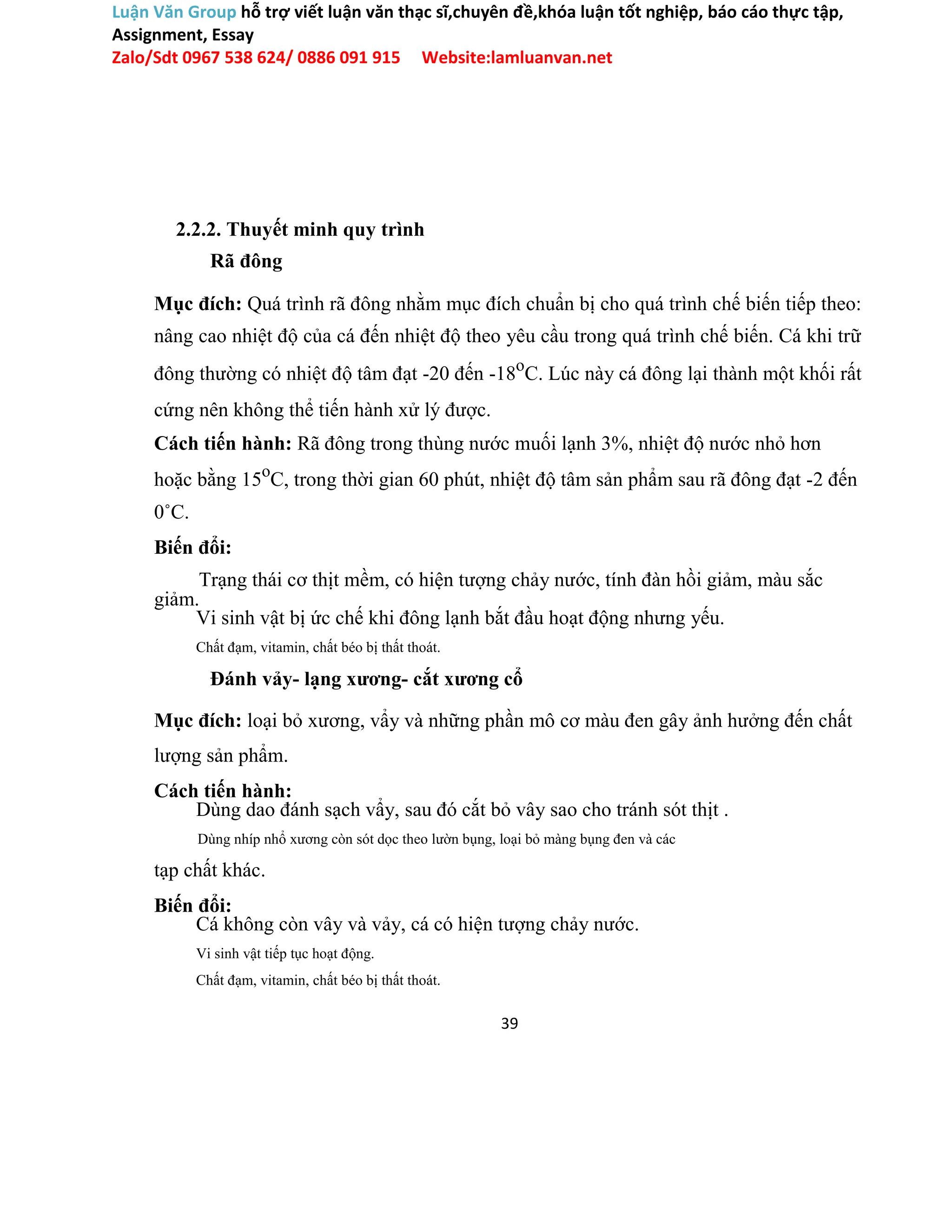 Đồ án tốt nghiệp Nghiên cứu, xây dựng kế hoạch HACCP cho quy trình sản xuất cá hồi sushi đông ...