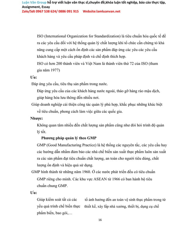 Đồ án tốt nghiệp Nghiên cứu, xây dựng kế hoạch HACCP cho quy trình sản xuất cá hồi sushi đông ...