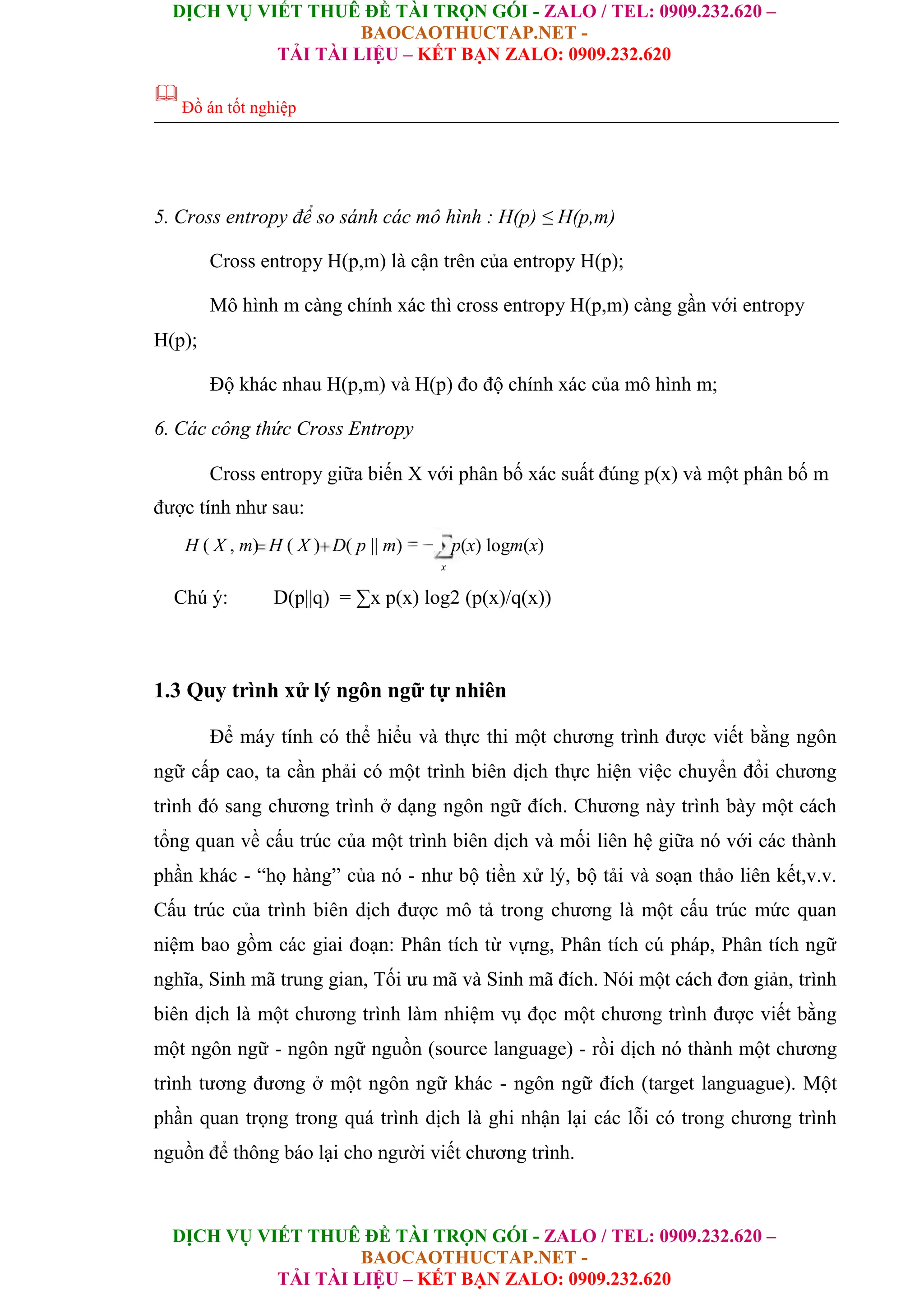 Đồ Án Tốt Nghiệp Tìm Hiểu Về Xử Lý Ngôn Ngữ Tự Nhiên Và Máy Dịch - Viết Chương Trình Mô Phỏng Từ ...