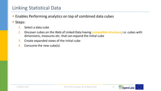 FP7 OpenCube project presentation at NTTS 2015 conference | PPT