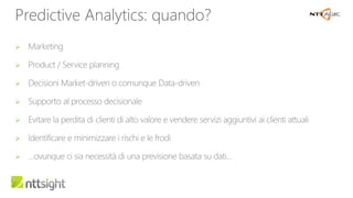 Predictive Analytics con Microsoft Azure Machine Learning | PPT