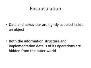 Object oriented progrmming | PPT