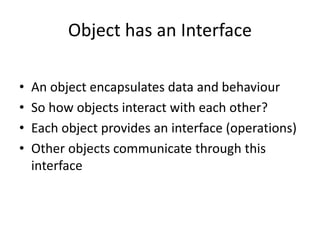 Object oriented progrmming | PPT