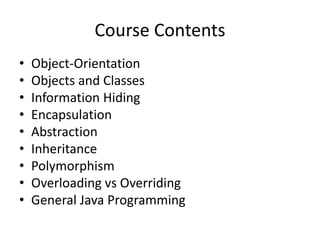 Object oriented progrmming | PPT
