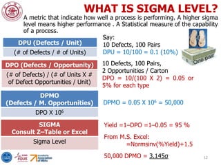 (Ntu talk) lean six sigma & scholarship info. | PPTX