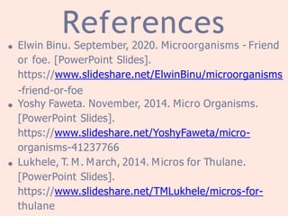 Grade 8: Microorganisms. | PPTX