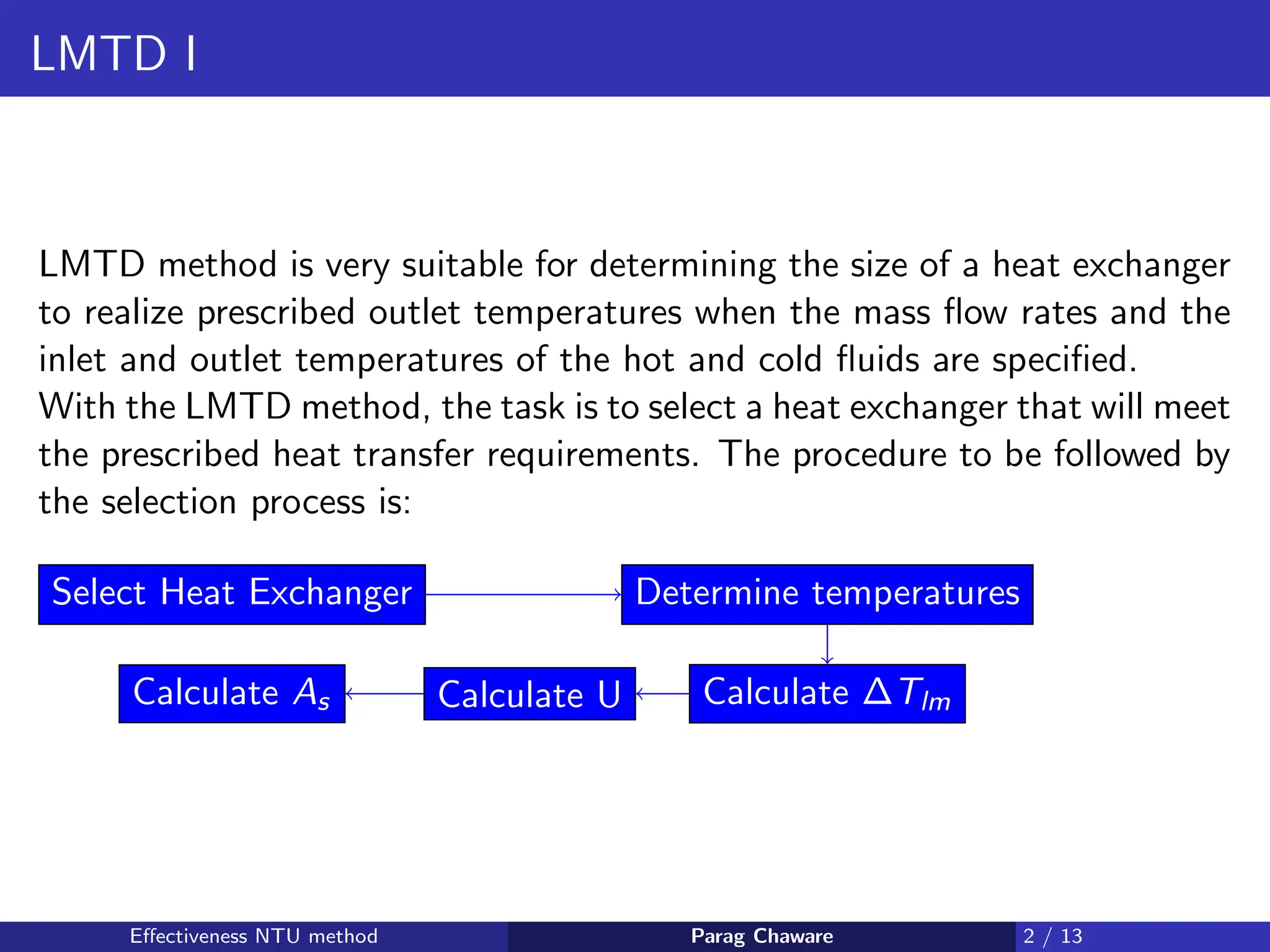 Heat Exchanger Analysis by NTU Method - Basics | PDF | Physics | Science