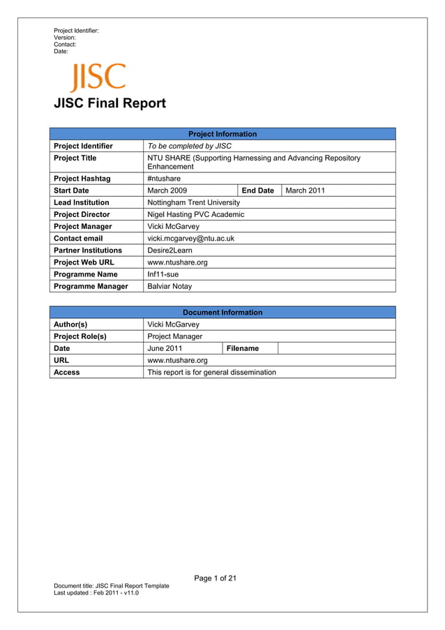 Ntu share project final report | PDF