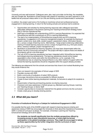 Ntu share project final report | PDF