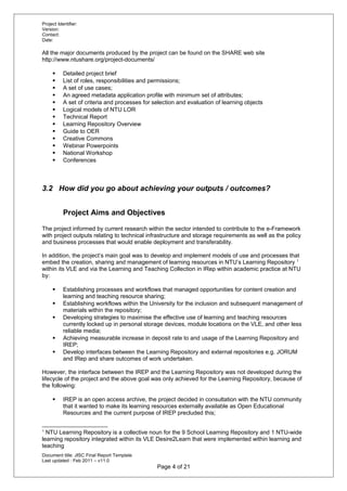 Ntu share project final report | PDF