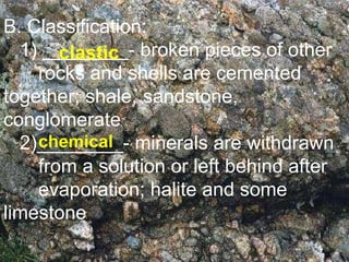 Minerals And Rocks | PPT | Geology | Science
