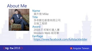 Angular Taiwan 2018 - Angular CDK | PDF