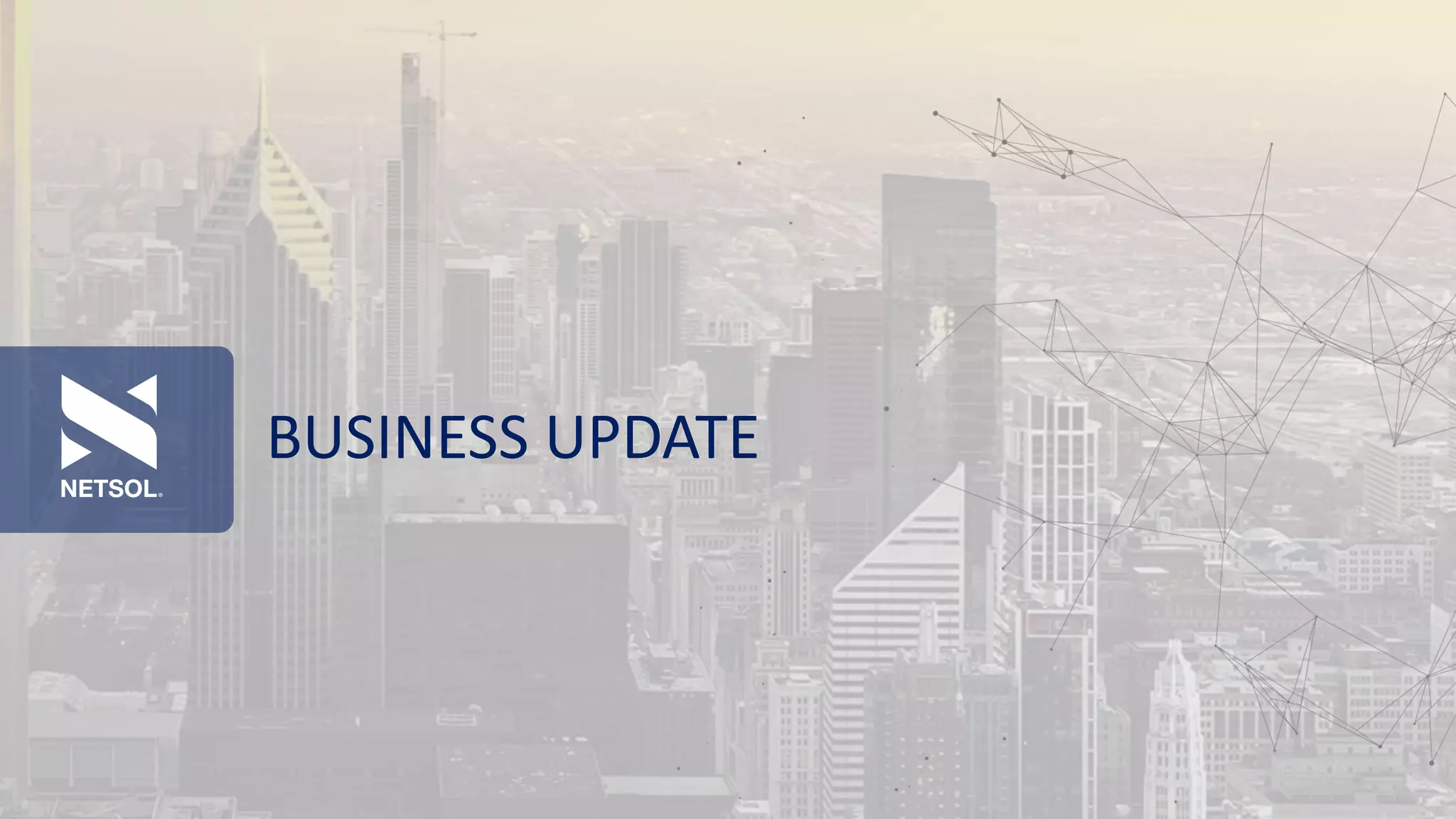 Netsol technologies Investor Presentation 2021 | PPT