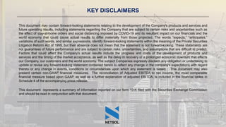 Netsol technologies Investor Presentation 2021 | PPT