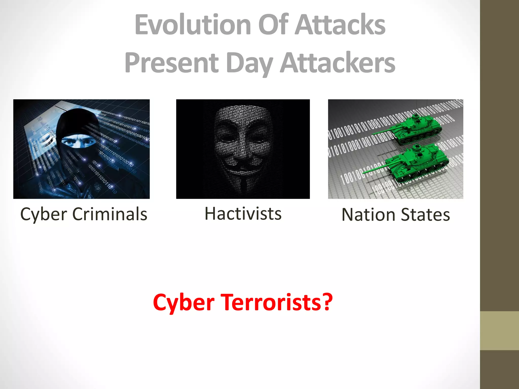 NTXISSACSC3 - Evolution of Cyber Threats and Defense Approaches by ...