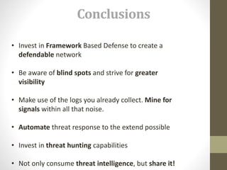 NTXISSACSC3 - Evolution of Cyber Threats and Defense Approaches by ...