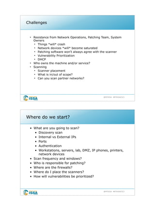 NTXISSACSC3 - Vulnerability Management Isn't Simple ... (or How to Make ...