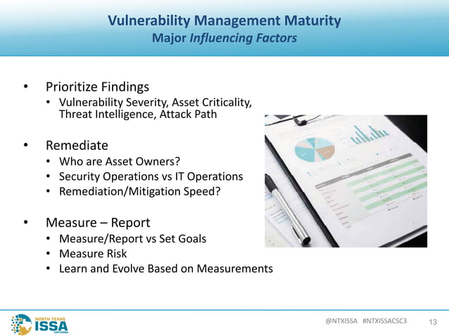 NTXISSACSC4 - Introducing the Vulnerability Management Maturity Model ...