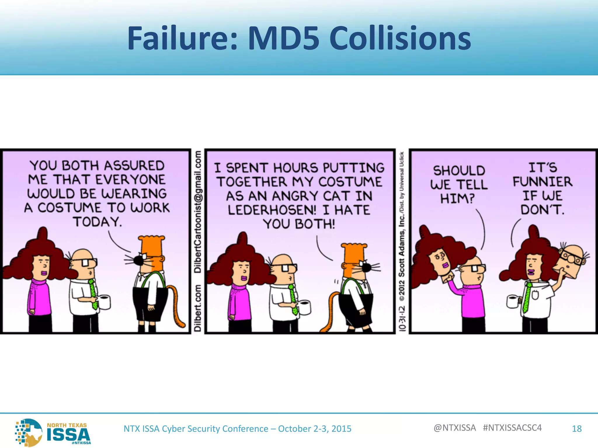 NTXISSACSC4 - A Brief History of Cryptographic Failures | PDF