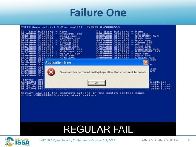 NTXISSACSC4 - A Brief History of Cryptographic Failures
