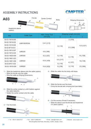 N type connector Catalog | PDF