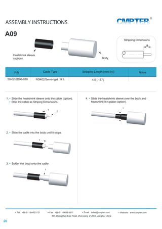 N type connector Catalog | PDF