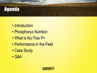 Intro to Nu-Trax P+ | PPTX