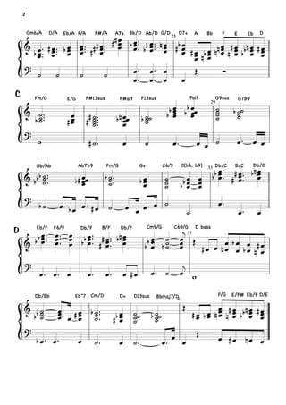 Nuages django reinhardt - arrangement david bonnin | PDF