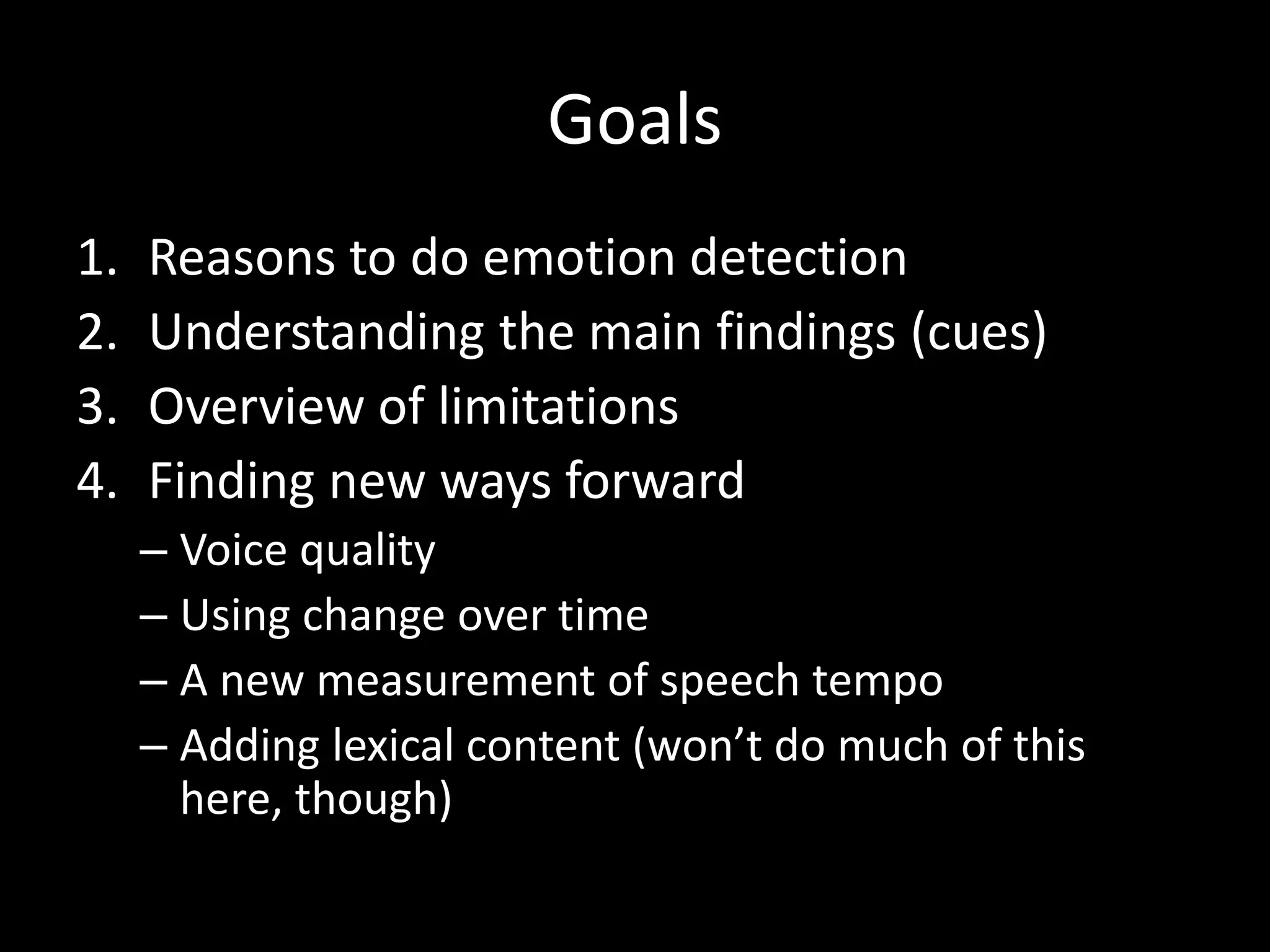 Introduction to emotion detection | PPTX