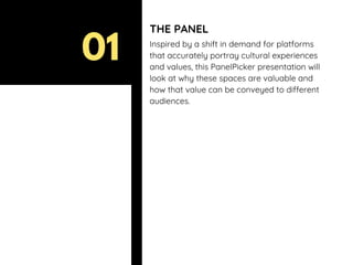 Nuance is the New Audience | PanelPicker Proposal for SXSW 2019 | PDF