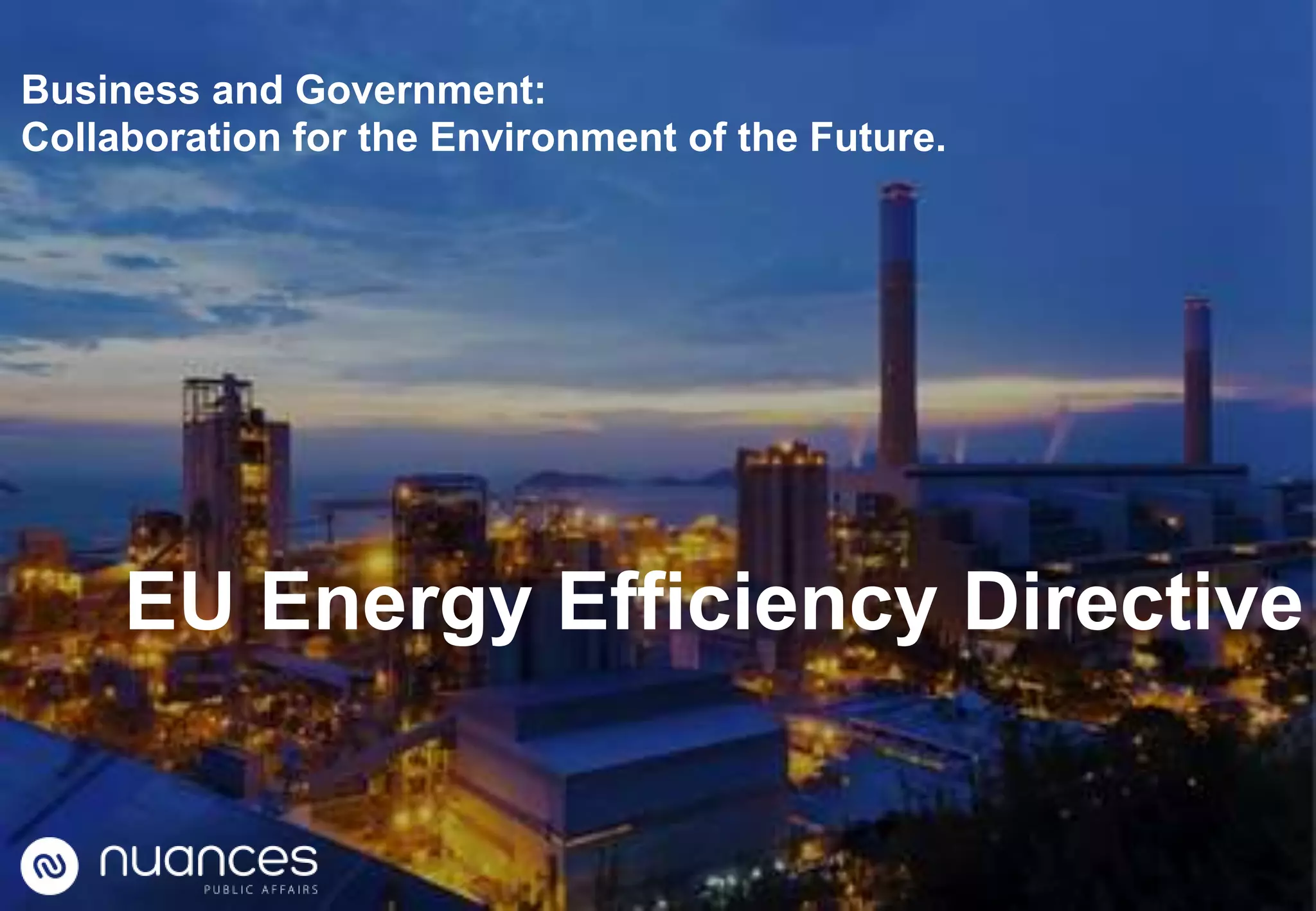 nuances EU Energy Efficiency Directive | PPTX
