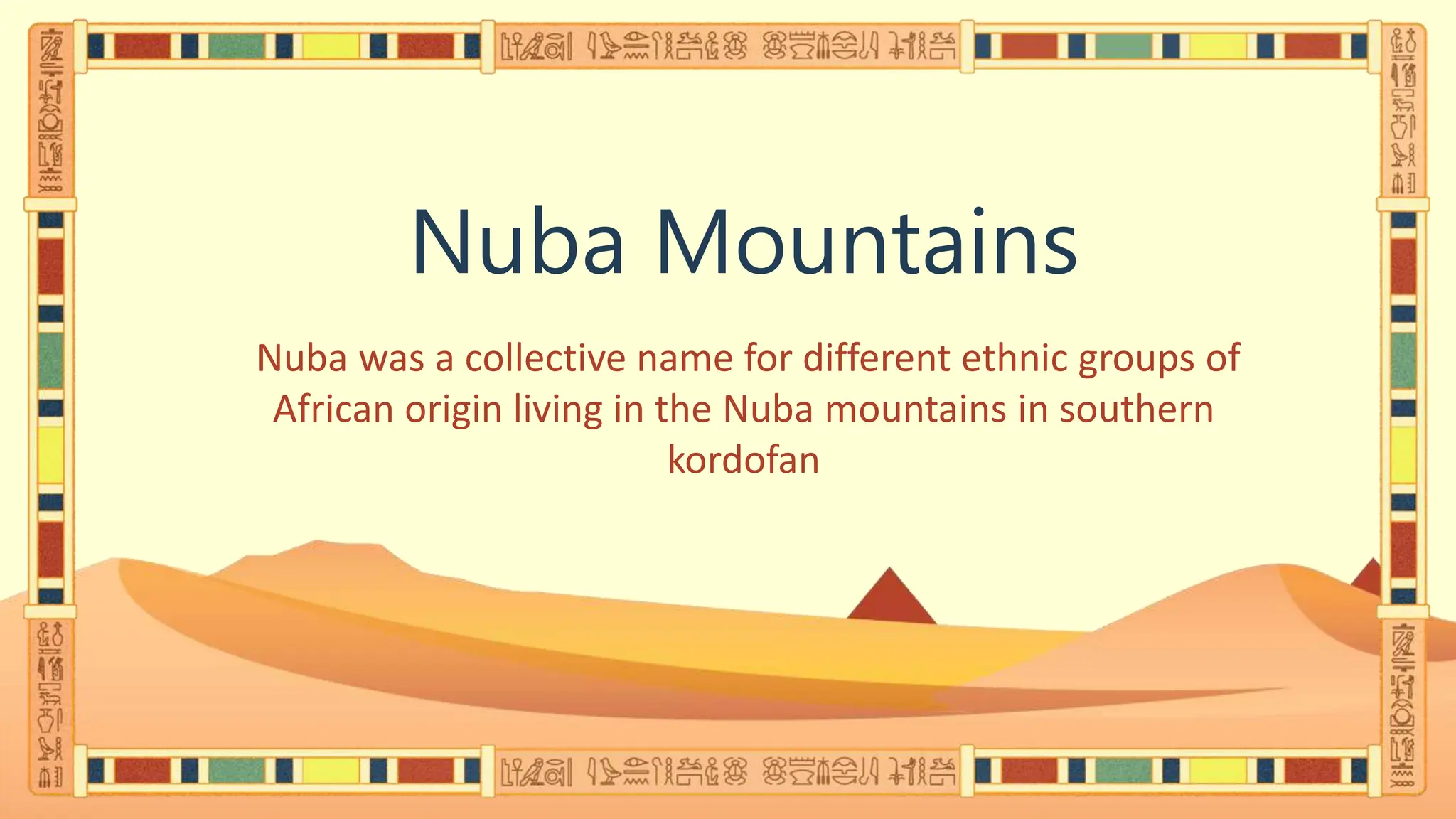 nuba presentationa for the international day | PPTX