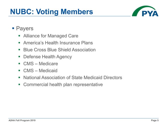 NUBC: Overview and Recent Issues | PPT