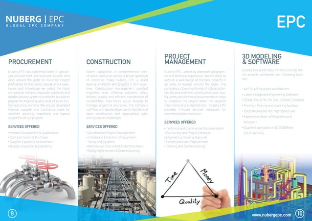 Nuberg EPC Company Profile and Corporate Brochure | PDF